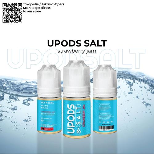 Jual Upods Salt Strawberry Jam Salt Nic 30ML 100% Authentic - Vape ...
