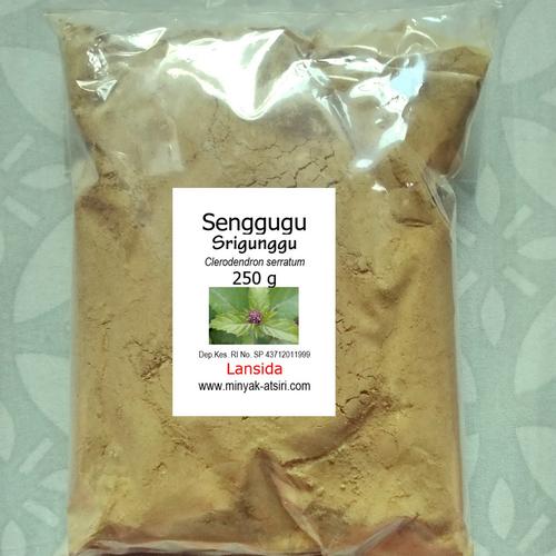 Jual Bubuk Daun Srigunggu 250 g Serbuk Senggugu Sirgunggu Sagunggu ...