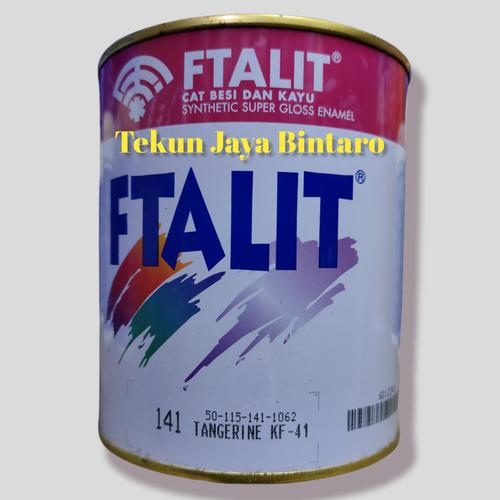 Jual Cat Ftalit 141 Tangerine 1kg Cat Kayu Besi Solvent Kilap - Kota ...