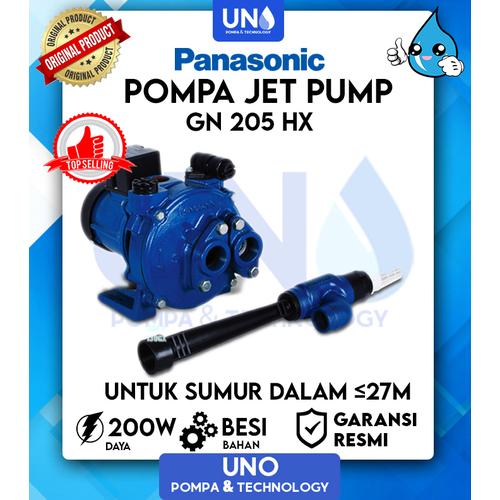 Jual Pompa air Panasonic Jet Pump GN 205 HX - Jakarta Utara - Uno Pompa ...