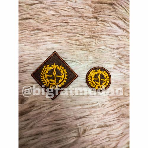 Jual patch bordir / emblem logo tanda pelantikan pramuka - laki" 5cm ...