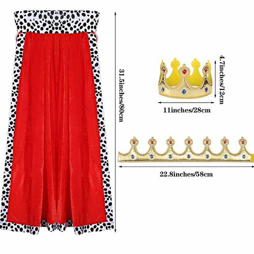 Jual King costume set queen halloween costume baju raja baju ratu ...