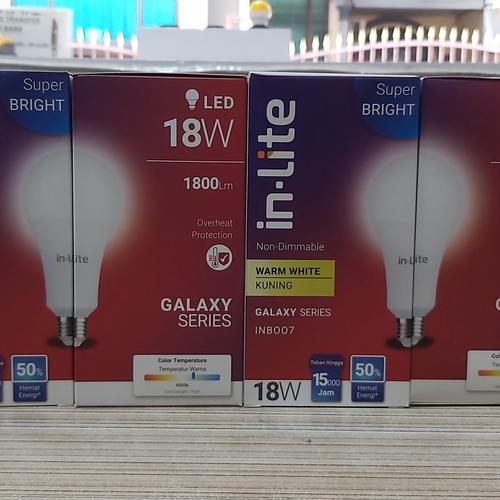 Jual lampu LED bulb 18 Watt in lite INB007 putih - Putih - Jakarta ...