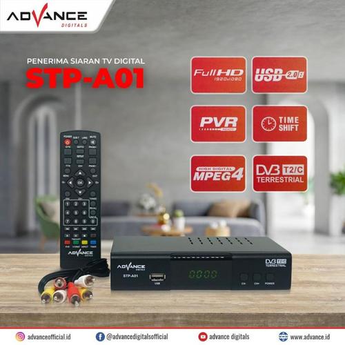 Jual Set Top Box ADVANCE STP-A01 - Alat Penerima Siaran TV Digital ...