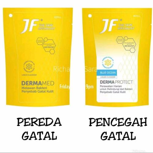 Jual JF Sulfur Dermamed & Derma Protect 200ml Refill - blue ocean ...
