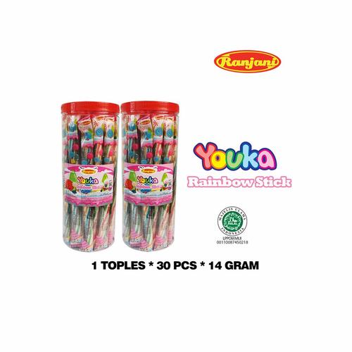 Jual Permen Youka Rainbow Stick toples isi 30 pcs - Kota Semarang ...