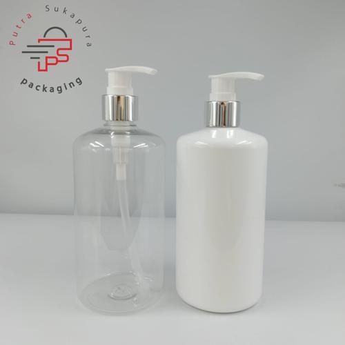 Jual Botol Pump 500Ml Varian /Botol Pet Sabun/Pump Silver Neck 24 - botol bening - Kab. Bogor ...