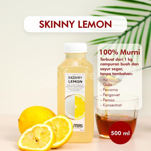 Jual Cold Pressed Juice 100% Asli Jus Sehat 500ml SKINNY LEMON Fruters ...