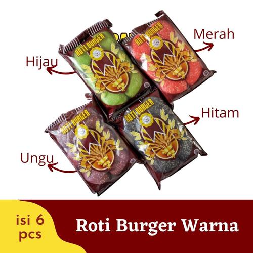 Jual ROTI BURGER WARNA - Hitam - Kota Bekasi - Kebab mart | Tokopedia