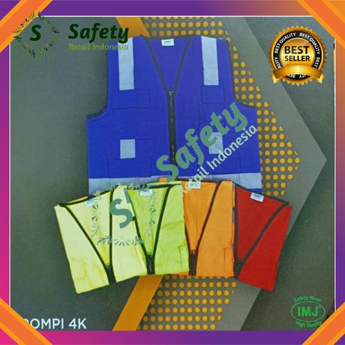 Jual Rompi Kerja Safety IMJ 4 Kantong Scotlight - Merah - Jakarta Pusat ...