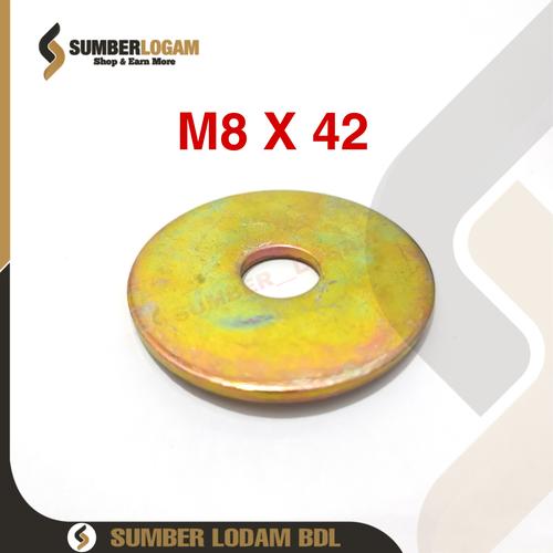 Jual RING PLAT LEBAR / WASHER PLAT KUNING M8 X 42MM - Kota Bandar ...