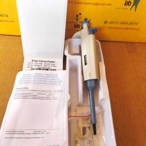 Jual DRAWELL Micropipette 5 - 50 uL Mikropipet adjustable volume - Kab ...