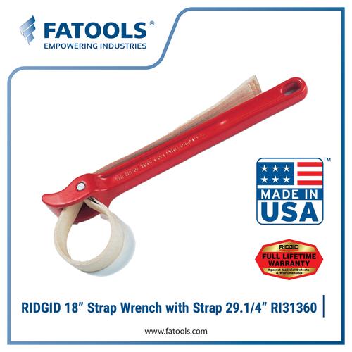 Jual RIDGID 31360 No.5 Strap Wrench 18" with 29-1/4" Strap - Jakarta ...