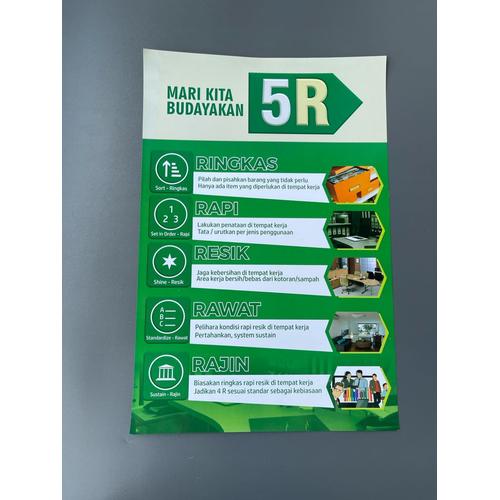 Jual Poster Mari Budayakan 5R di Kantor| Poster Edukasi Kantor - Kab ...