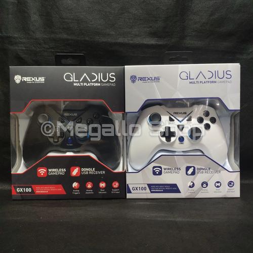 Jual Rexus GX100 / GX-100 White Wireless Gamepad - Hitam - Jakarta ...