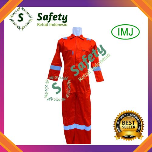 Jual Wearpack Safety / Seragam Kerja / Baju Kerja Coverall IMJ - Orange ...