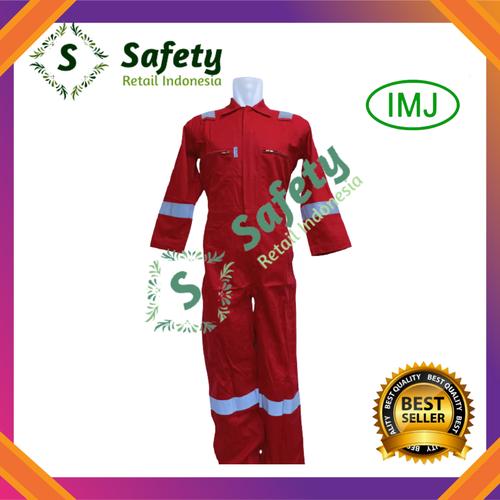 Jual Wearpack Safety / Seragam Kerja / Baju Kerja Coverall IMJ - Merah ...
