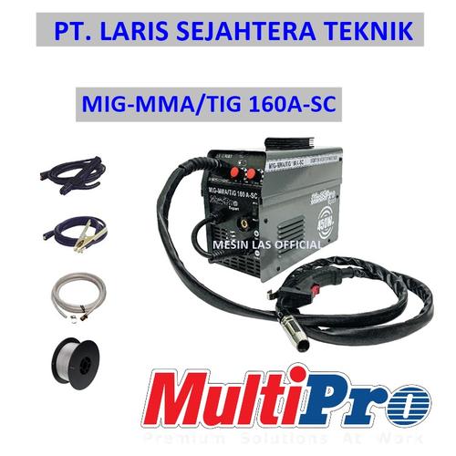 Jual MESIN LAS MULTIPRO MIG-MMA-TIG 160A S-C ALAT LAS CO TANPA GAS ...