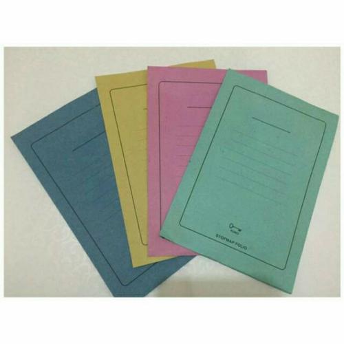 Jual map kertas biasa / stopmap folio - Biru - Jakarta Selatan - Abbasy Stationery | Tokopedia