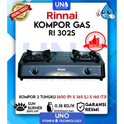 Jual Kompor Gas Rinnai 2 Tungku Ri 302 S - Jakarta Utara - Uno Pompa ...