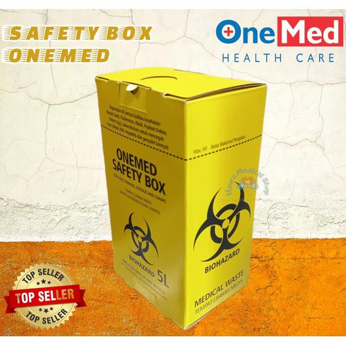 Jual Safety Box 5 L Onemed / Tempat Sampah Medis / Medical Waste 5L Onemed - Kota Medan - HAURA ...