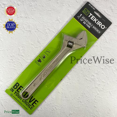 Jual Kunci Inggris Chrome 12 inch 300 mm / Adjustable Wrench 12" Tekiro ...