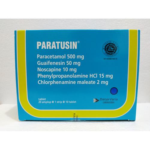 Jual Paratusin Tablet Box Isi 20 Amplop x 10 Tablet - Kota Bandung ...