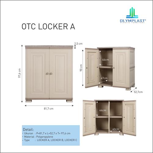 Jual Laci Plastik Lemari Rak TV Panel Particle Board OTC Locker ...