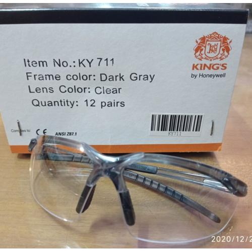 Jual Safety Glasses / Kacamata Safety Clear King's KY711 Original ...