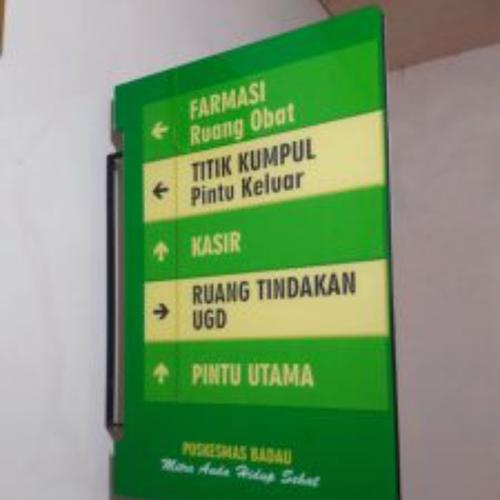 Jual sign board papan ruang rumah sakit rs ruangan dokter direktori ...