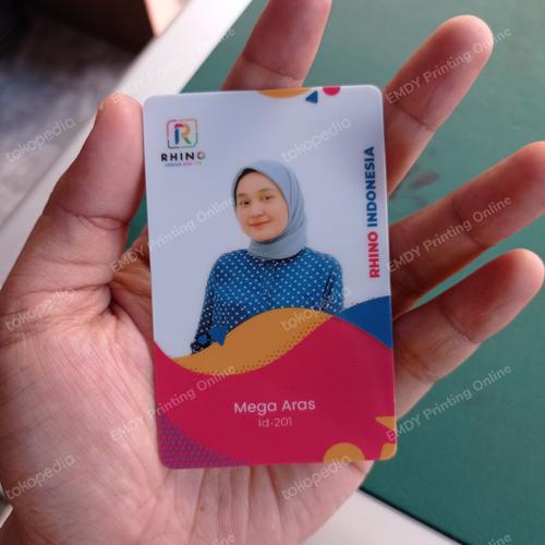 Jual Cetak ID Card PVC Bagus dan Murah Bisa Satuan - 1 Sisi, 1 - 4 Pcs ...