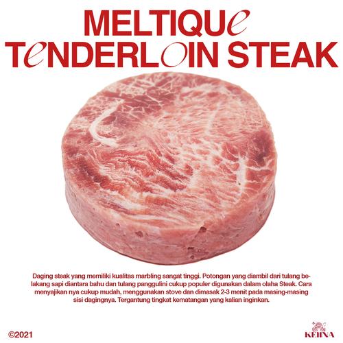 Jual Daging Sapi Beef Wagyu Meltique Meltik Tenderloin Steak - 100 gram ...