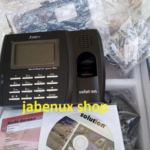 Jual mesin absensi FINGERPRINT X100C + BONUS PAYROLL System - Kota ...