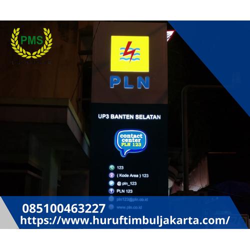 Jual Pylon sign PLN Tangerang pembuatan totem office 085100463227 - Kab ...