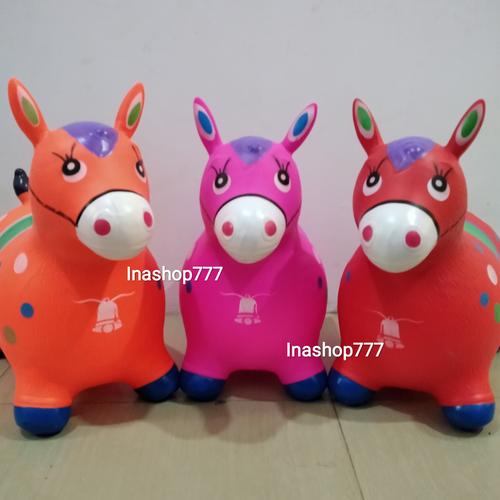 Jual Animal jumping musik Kuda / Mainan Kuda Kudaan Karet Anak - Merah ...
