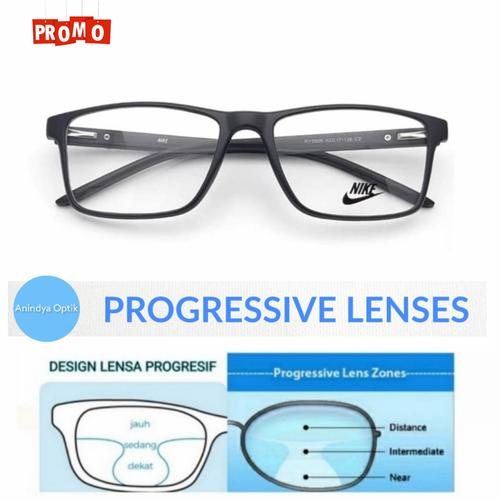 Jual Kacamata progresif kacamata baca plus progressive - Hitam ...