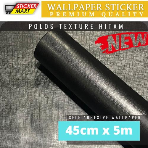 Jual Wallpaper stiker dinding kamar texture polos modern simple murah ...