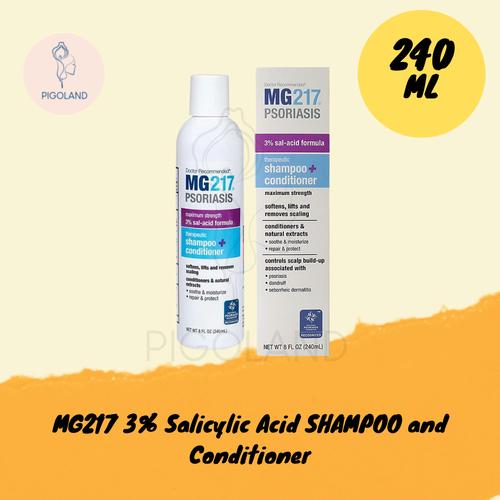 Jual MG 217 MG217 Psoriasis 3% Salicylic Acid 240ML Shampoo Conditioner ...