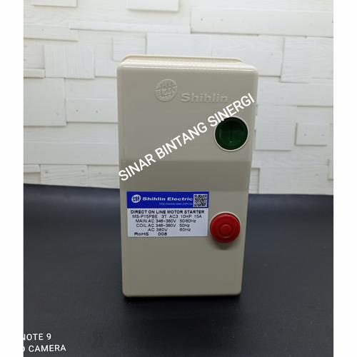 Jual DOL Starter / Magnetic Switch MS-P15PBE 11A~15A Shihlin 220V/380V - Jakarta Pusat - sinar ...