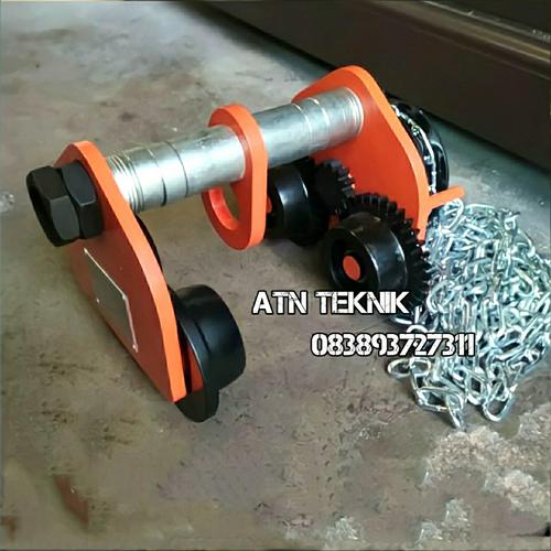 Jual Plain Gear Troli Takel Hoist 2 Ton 3 Meter Nagasaki Gear Troli ...