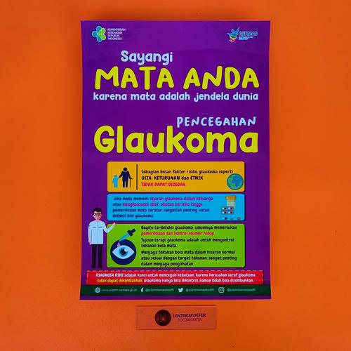 Jual Poster Kesehatan Mata - Sayangi Mata Anda | pencegahan Glaukoma ...