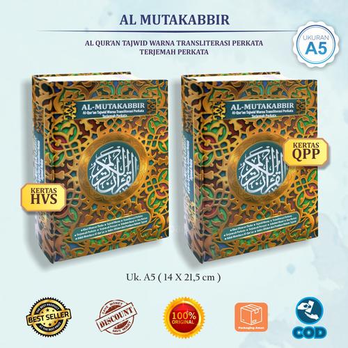 Jual Al Quran Al Mutakabbir A5 Kertas HVS QPP Tajwid Warna ...