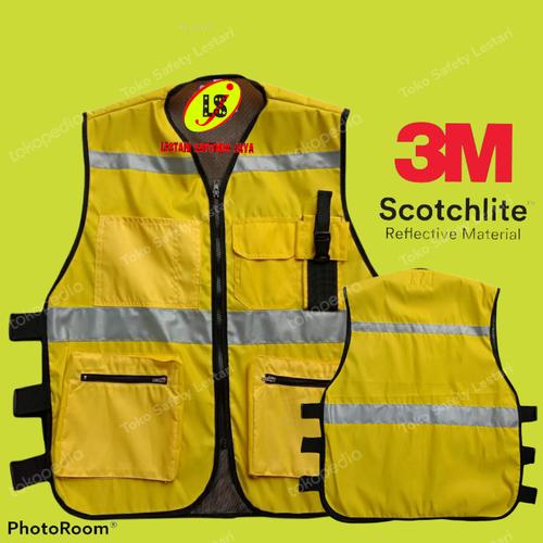 Jual ROMPI SAFETY/SAFETY VEST REFLEKTOR 3M WARNA KUNING - Jakarta Barat ...
