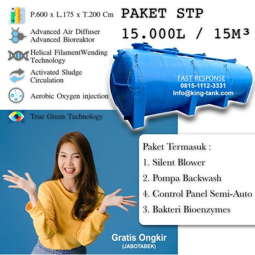 Jual Tangki BIOFILTER IPAL SEPTIC 15000 Liter / 15 m3 - Kab. Tangerang ...