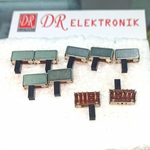 Jual Micro Saklar geser switch samping sliding on off mini 8 kaki pin ...