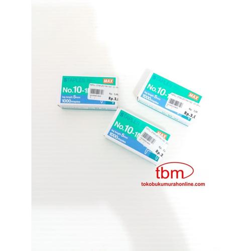 Jual REFILL STAPLES MAX NO. 10 / ISI STAPLES KECIL / ISI STAPLES MAX NO ...