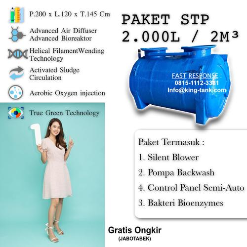 Jual TANGKI IPAL 2000 Liter / 2m3 Tangki STP - Jakarta Barat - Platinum ...