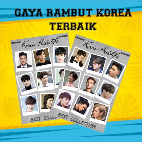Jual POSTER POTONGAN RAMBUT PRIA KOREA TERUPDATE BARBERSHOP/PANGKAS ...
