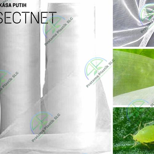 Jual Screen Insectnet Mesh 40 3m x 100m Jaring Penghalau Hama Putih ...
