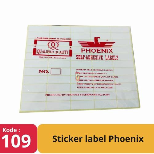 Jual Sticker label Phoenix 109 - Kota Denpasar - Bali Stationery ...